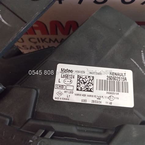 Dacİa Duster Sol Far