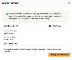 AWS Marketplace PAYG ClickHouse Docs