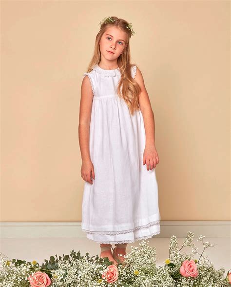 Vestido Largo Con Tiras Bordadas De Niña · Gocco · El Corte Inglés