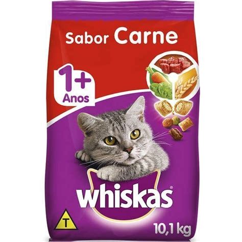 Ração Whiskas Carne 10 1kg Madeiramadeira