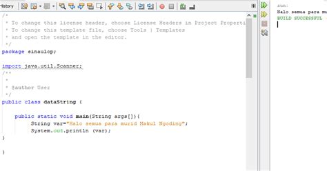 Makul Ngoding Mengenal Type Data String Pada Java