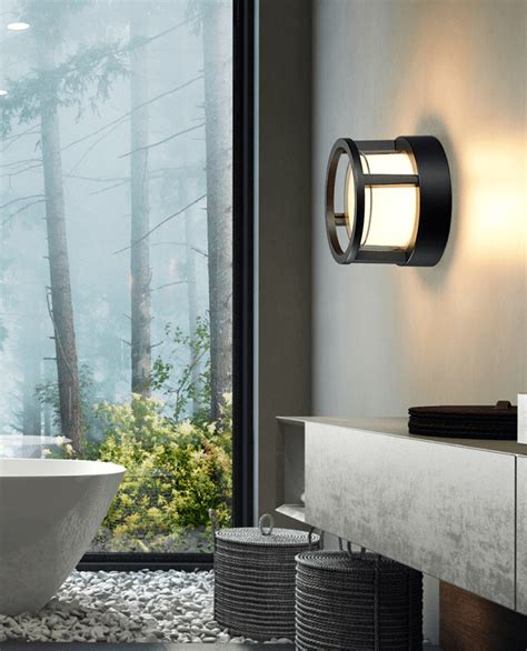 Round Outdoor Wall Facade Light Harold Electricals