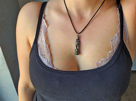 Mokosh Slavic Goddess Of Life Figure Necklacegoddess Of Etsy