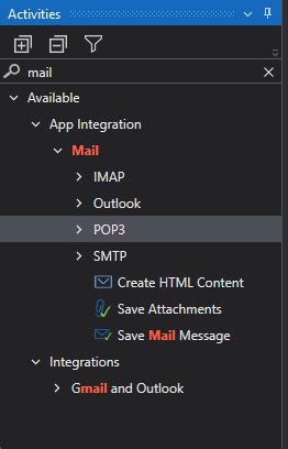 Send Exchange Mail Message Activities Missing In Project Type Windows Robot UiPath Community