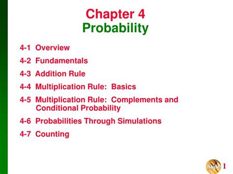 PPT Chapter Probability PowerPoint Presentation Free Download ID