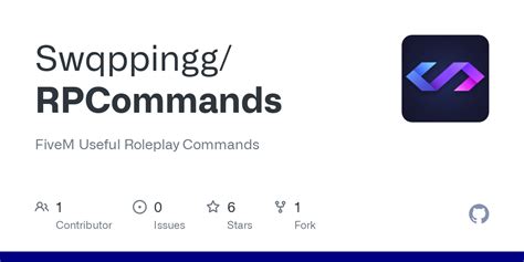 Github Swqppinggrpcommands Fivem Useful Roleplay Commands