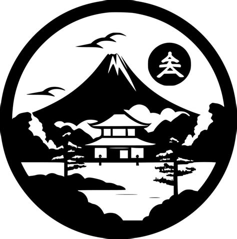 Japan Minimalist And Flat Logo Vector Illustration 24570767 Vector