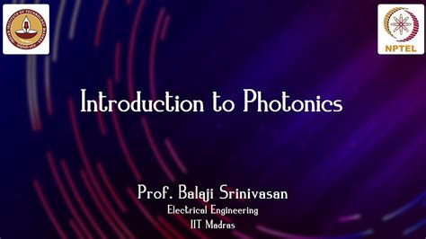 Introduction To Photonics Youtube