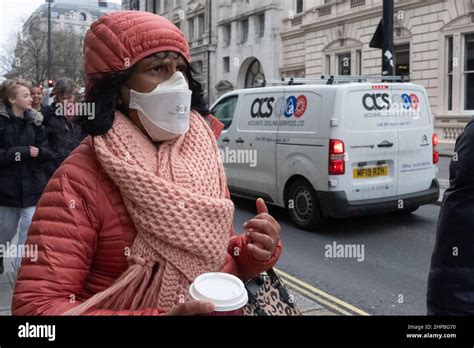 Black Woman Wearing A 3m Face Mask During Covid 19 Pandemic On The