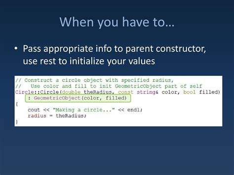 Inheritance Constructors And Overriden Functions Ppt Download