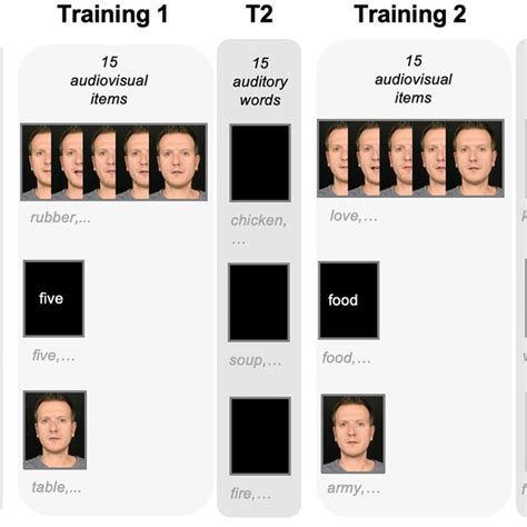 Experimental Design The Familiarization Phase And T1 Consisted Of 15
