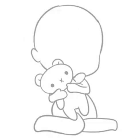 Pin By Nikii Thompson On Drawing Drawing Base Chibi Body Cute Easy