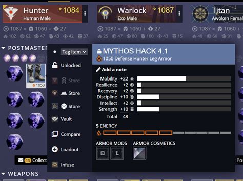 Can No Longer Pull Items From Postmaster Onto Character · Issue 5907