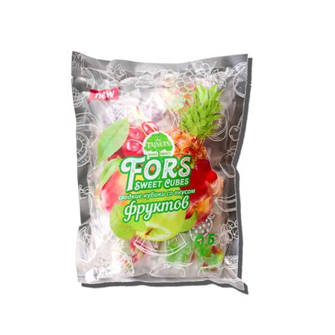 Сладкие кубики со вкусом фруктов, ассорти, "TAJNUTS", 500гр купить на ...
