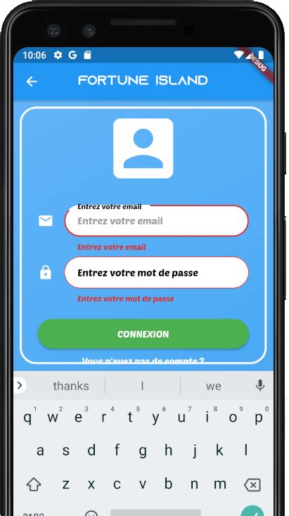 Problem With Display Login Form In Flutter Stack Overflow