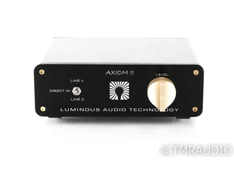 Luminous Audio Technology Axiom Ii Passive Stereo Preamplifier Walker