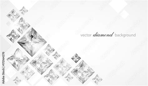 Abstract Background With Diamonds Stock Vector Adobe Stock