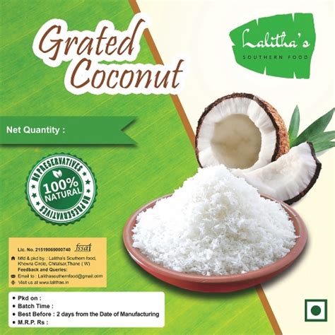 Grated Coconut Lalithas Southern Food