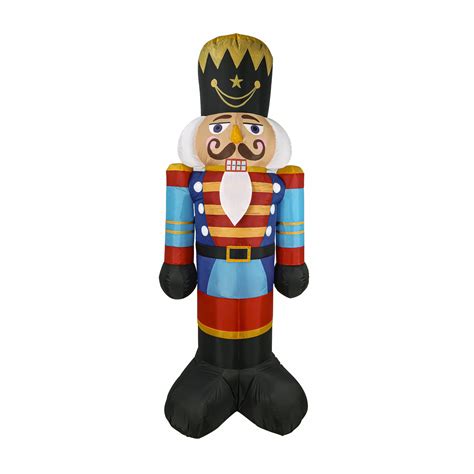 Plow And Hearth Lighted Nutcracker Christmas Inflatable Wayfair
