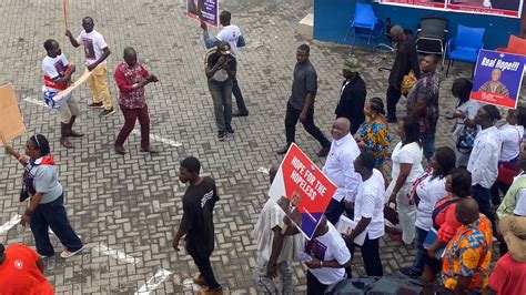 Npp Flagbearer Race Addai Nimoh Files Nomination Photos