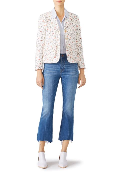 Vine Twill Jacket By Rebecca Taylor Nyc Rent The Runway