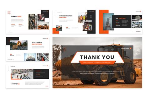 Constructor Construction Powerpoint Incl Construction And Architecture Envato