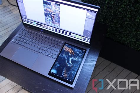 Hands On Lenovo S ThinkBook Plus Gen Puts An Eight Inch Touchscreen By The Keyboard