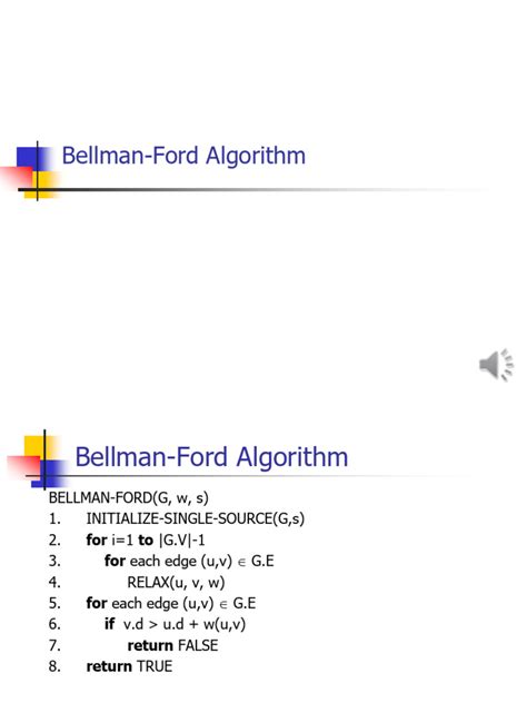Bellman Ford Algorithm Pdf Algorithms Computational Problems