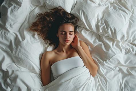 Premium Ai Image Latin Young Woman Sleeping In A Comfortable Bed At