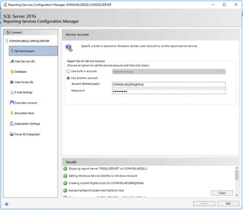 How To Secure Reporting Services With Group Managed Service Accounts