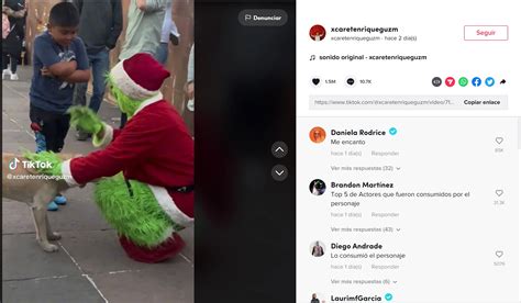 Viral Niño Le Pide Foto Al Grinch Y Este Le Responde Con Groserías