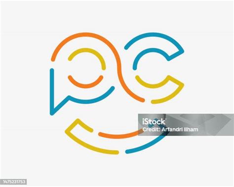 편지 Pc 행복 한 얼굴 미소 재미 있은 즐거운 무한 루프 라인 선형 컬러 다채로운 벡터 디자인 일러스트 레이 션 선 아이콘에 대한 스톡 벡터 아트 및 기타 이미지 Istock