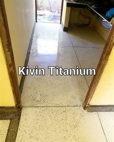 Kivin Titanium White Terrazzo Floor Terrazzo