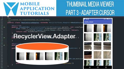 Android Media Viewer Adapter Cursor