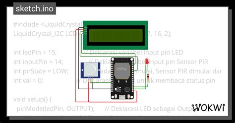 Pendeteksi Gerakan Copy Wokwi Esp32 Stm32 Arduino Simulator