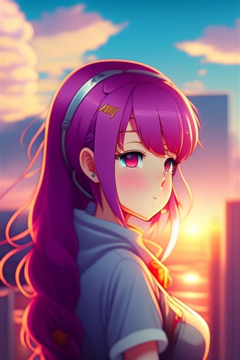 Lexica Anime Art Anime Key Visual Of A Cute Anime Girl With Pink