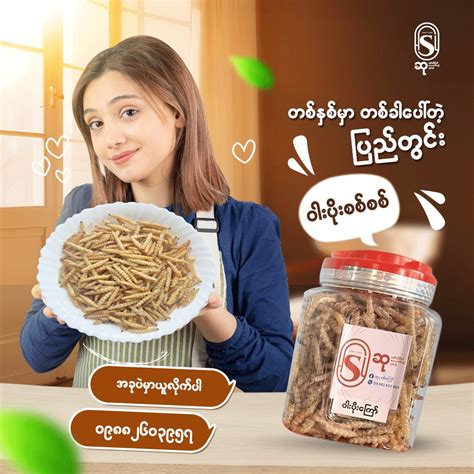 Hsu ပုရစ်ကြော် ဆတ်သားခြောက်မီးကင် ၁ ဗူး ၇၀၀၀ ကျပ် ဆတ်သားခြောက် ဆီဆမ