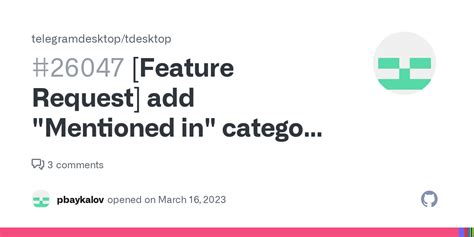 Feature Request Add Mentioned In Category To Folder Chat Filters