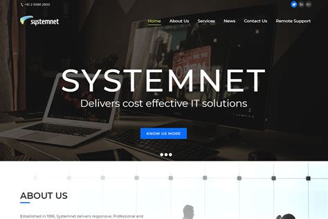 Systemnet Website Design Spin Design