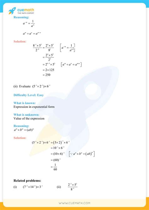 Ncert Solutions Class 8 Maths Chapter 12 Exercise 12 1 Exponents And Powers