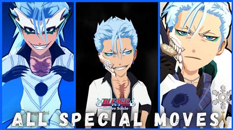 All Grimmjow Special Moves Bleach Brave Souls Youtube