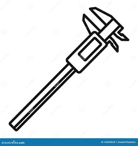 Pictogram Van Het Gereedschap Pluimveemeting Contourstijl Vector