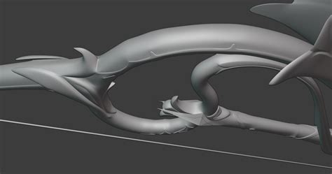 Venti Stringless Bow Digital 3d Model Files And Physical 3d Printed