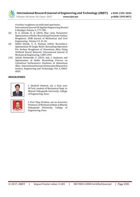 Finite Element Analysis Of Roller Burnishing Process Pdf