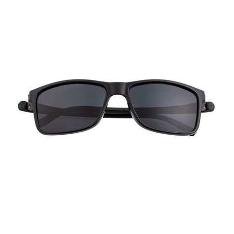 Ellis Sunglasses V2 Black Frame Silver Lens Gloss Black Frame