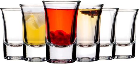 Premier Housewares Euri 25ml Shot Glasses Set Of 6 Reusable Clear