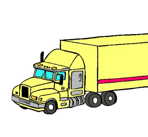 Dibujo De Camión Tráiler Pintado Por Alejandrp En El Día 15