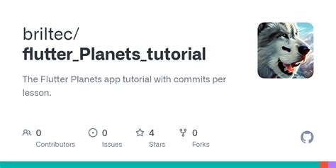 GitHub Briltec Flutter Planets Tutorial The Flutter Planets App
