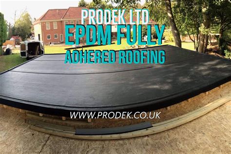 Fully Adhered Roofing System Brentwood Essex Prodek Sw Flat Roofing