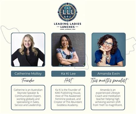 Amanda Ewin On Linkedin Leadingladieslunches Womeninleadership